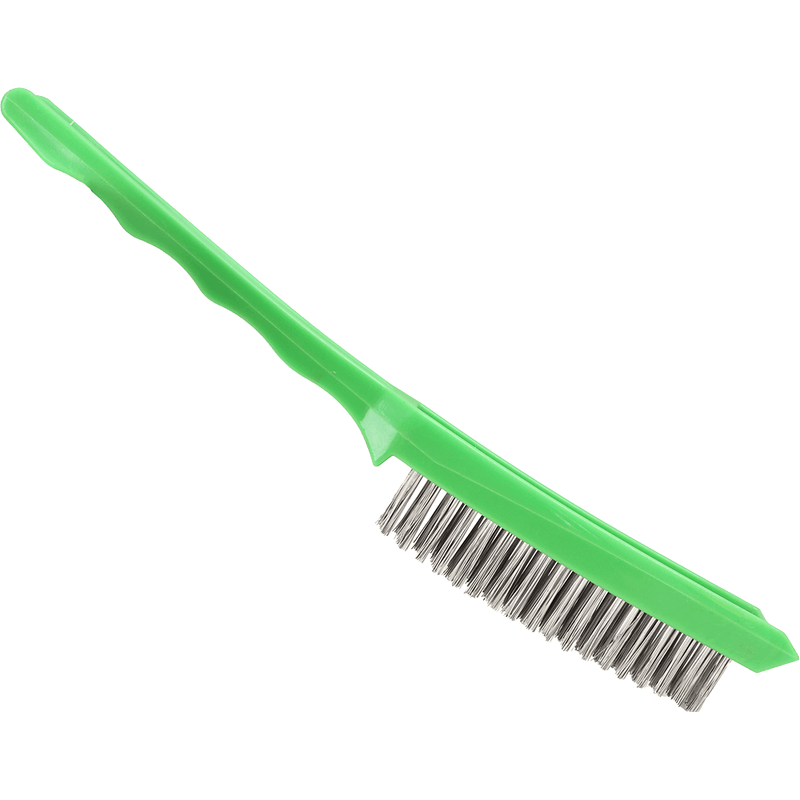 Josco 4 Row Stainless Steel Long Plastic Handle Hand Brush - C-422 ...