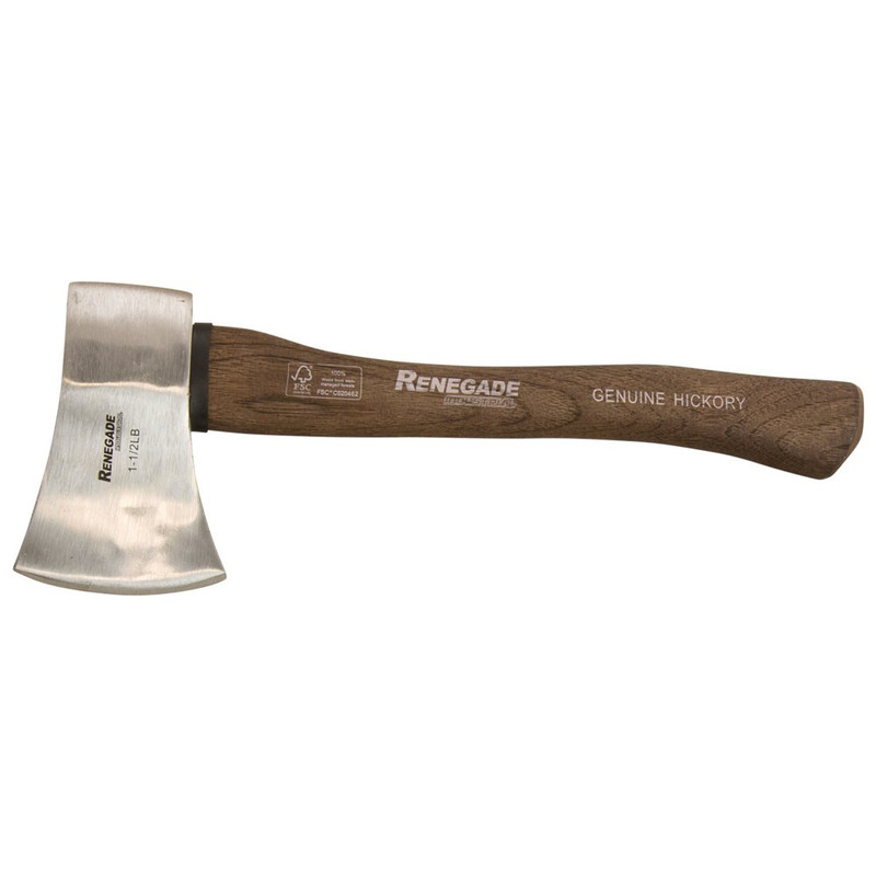 Renegade Industrial 1.5Lb Timber Handle Hatchet - RIAXE15T | TradeTools