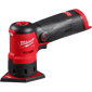 Milwaukee M12 FUEL Brushless Cordless Orbital Detail Sander Skin ...