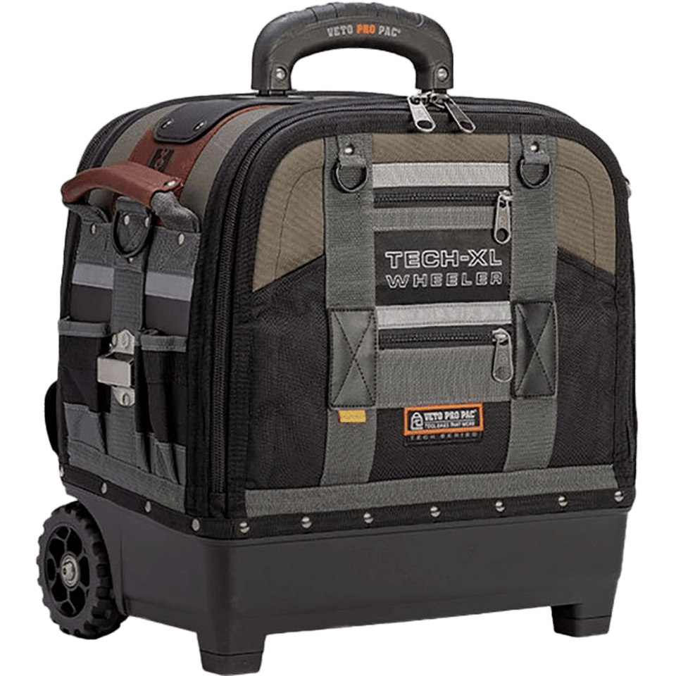 Veto Pro Pac TECH-XL WHEELER HVAC Tech Tool Bag With Wheels ...