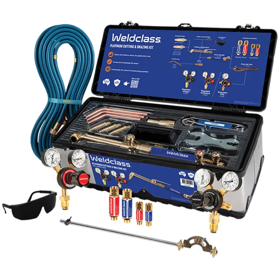 Weldclass Oxy & Acetylene Kit With Flashback Arrestors - 4-OXACK ...