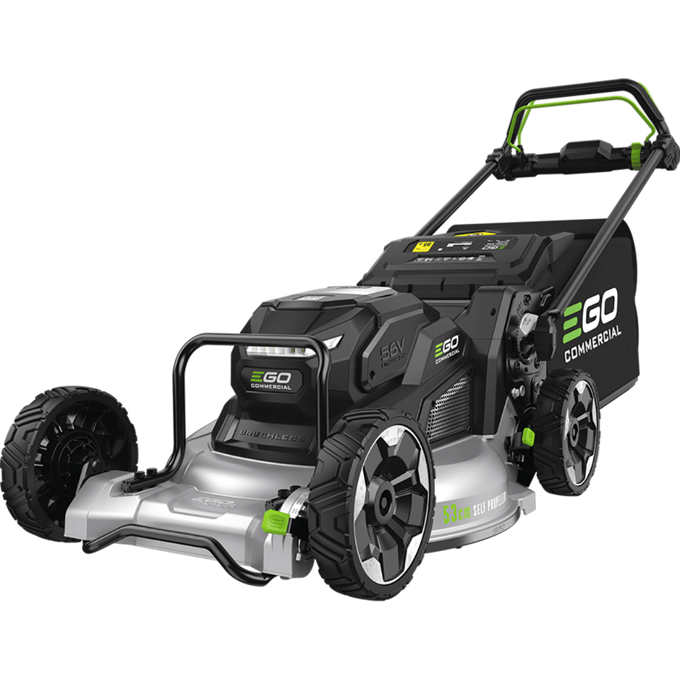 EGO 56V Commercial 53cm (21") Aluminium Deck Brushless Cordless Self ...