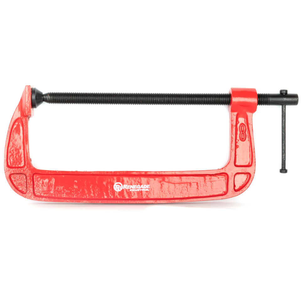 Renegade Industrial 200mm Heavy Duty G Clamp - RIRPOGC200 | TradeTools
