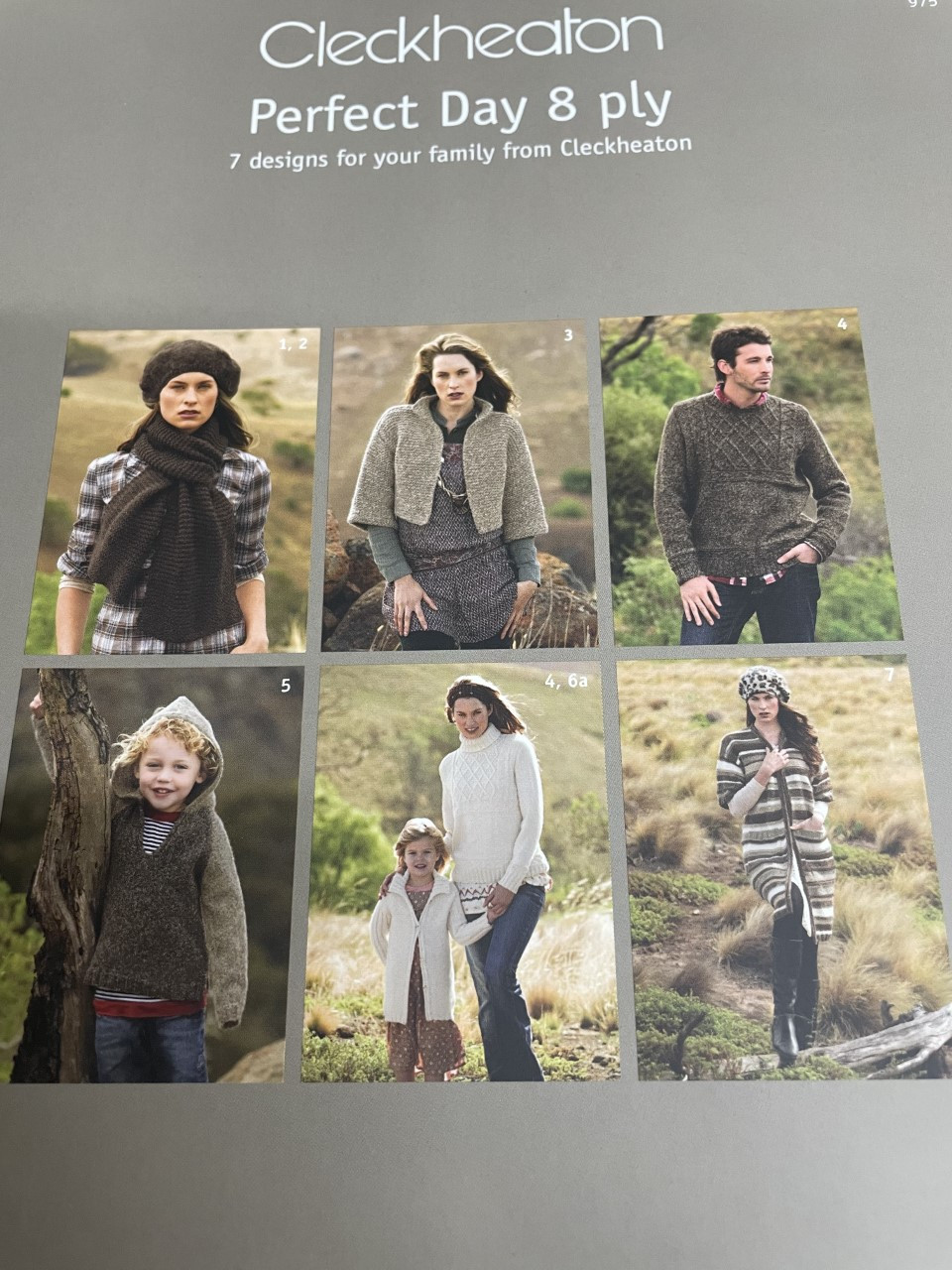 Cleckheaton Perfect Day 8 Ply Pattern Book 975 - Wangaratta Woollen Mills
