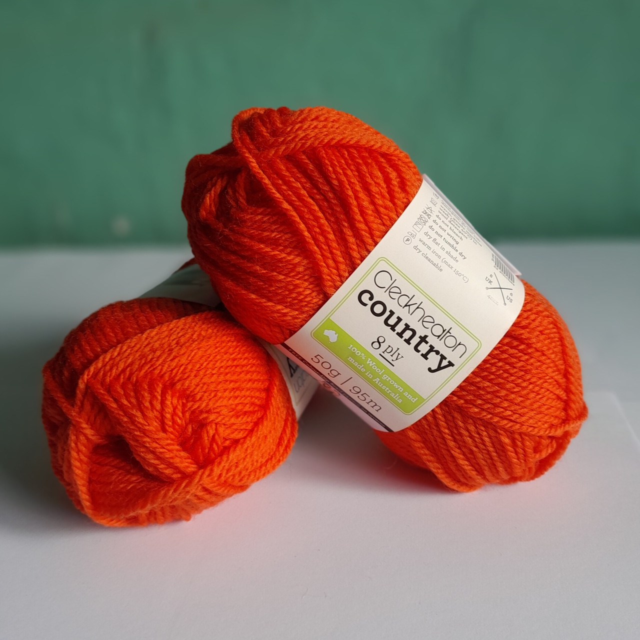 Cleckheaton Country 8ply - 2377 Flame - Wangaratta Woollen Mills