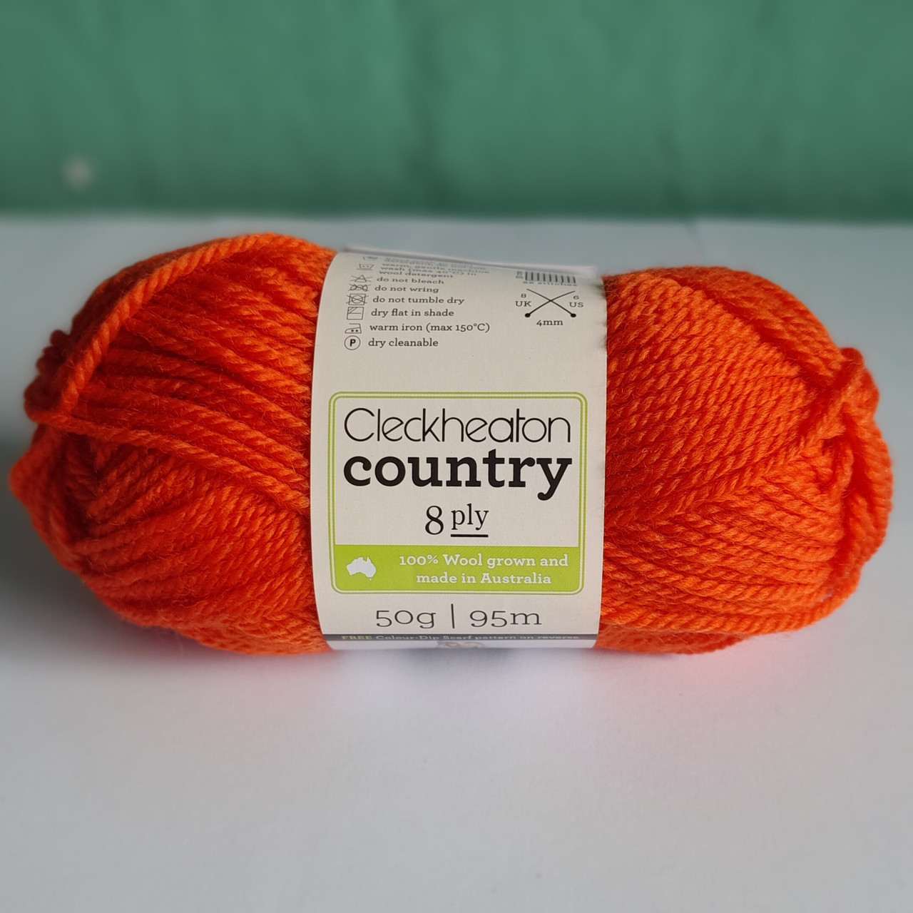 Cleckheaton Country 8ply - 2377 Flame - Wangaratta Woollen Mills