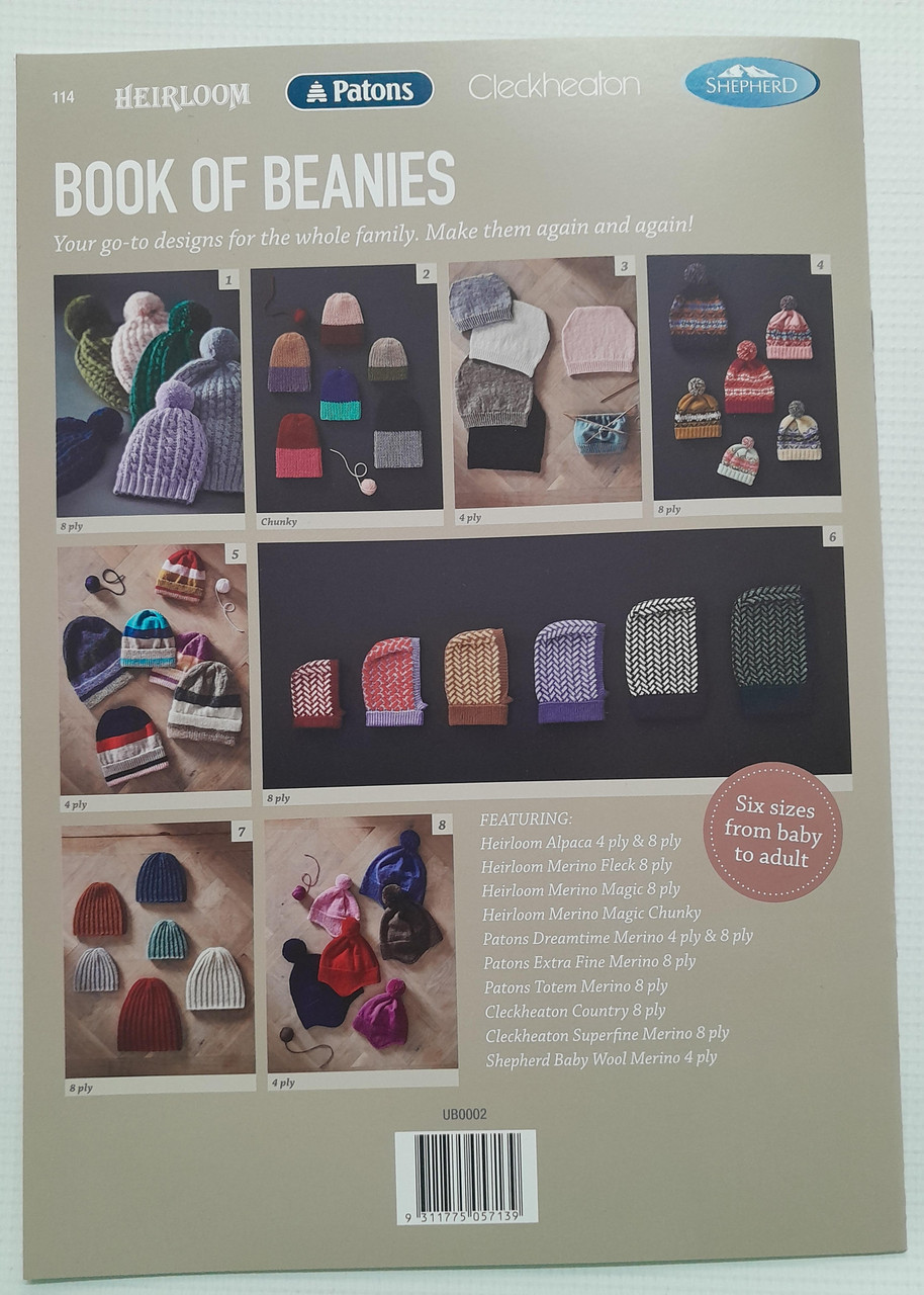 Book of Beanies - Wangaratta Woollen Mills