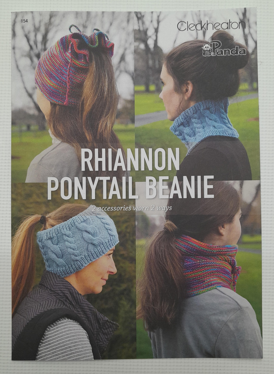 Cleckheaton and Panda Rhiannon Ponytail Beanie - Wangaratta Woollen Mills