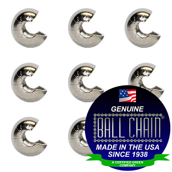 1/2 Inch Aluminum Open Balls | Stop Balls | Ball Chain Mfg