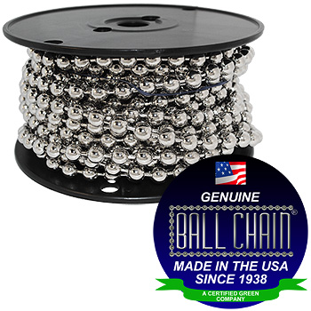 #50 Nickel Plated Steel Ball Chain Spool - Ball Chain Manufacturing