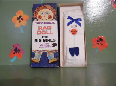 Vintage Rag Doll Period Pad Gag Gift | Mid Century Moderation