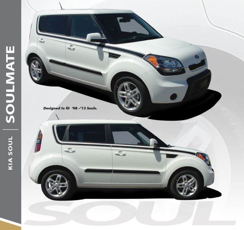 Kia Soul Stripes, Kia Soul Decals, Soul Vinyl Graphics, OVERSOUL