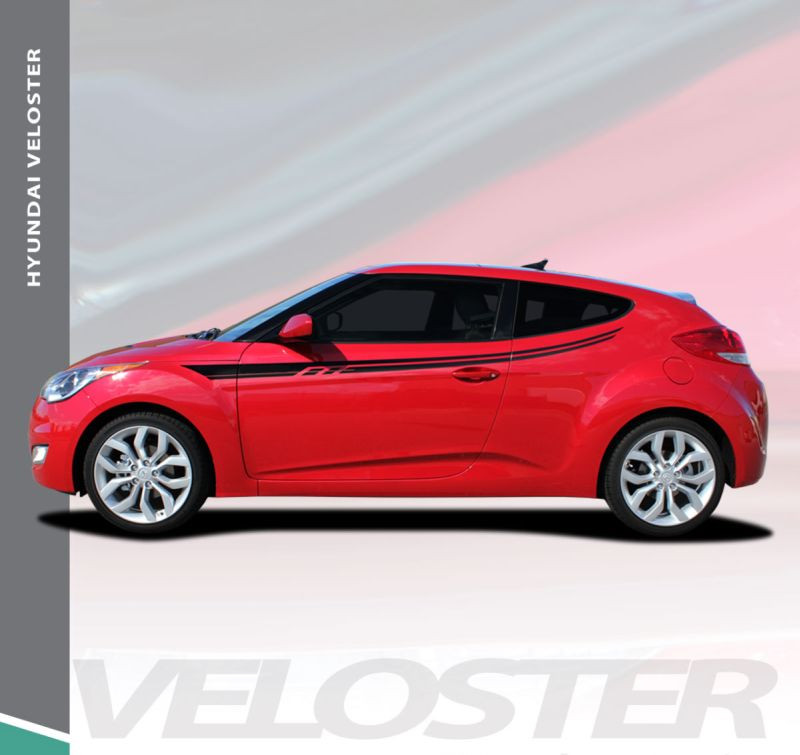 RELAY, Hyundai Veloster Stripes, Hyundai Veloster Decals, Veloster ...