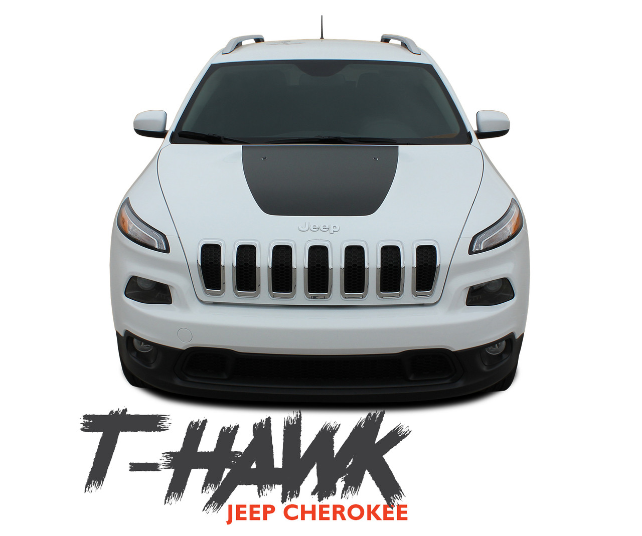 TRAIL HOOD : 2011-2021 Jeep Grand Cherokee Trailhawk Hood Blackout ...