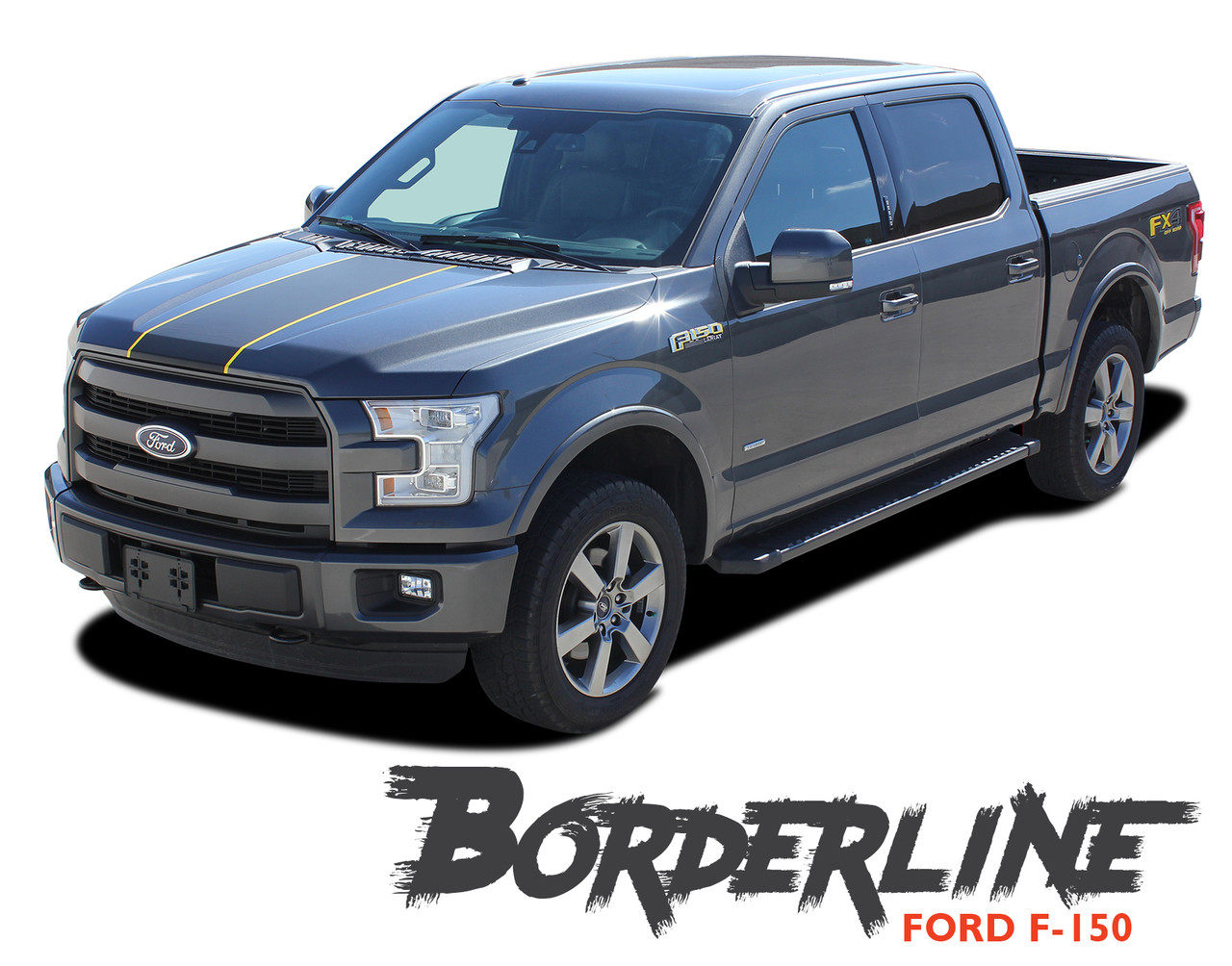 BORDERLINE, Ford F150 Stripes, F150 Hood Decals, F150 Vinyl Graphics