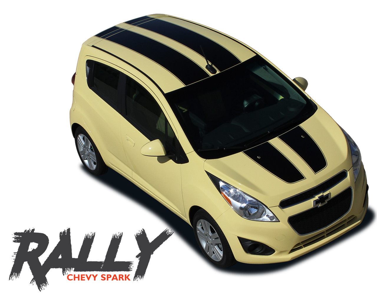 SPARK RALLY, Chevy Spark Stripes, Spark Decals, Spark Vinyl Graphics
