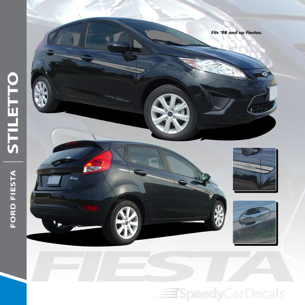 Ford - 2008-2013 Fiesta - Auto Stripe Kits | Car Decals, Auto Vinyl ...
