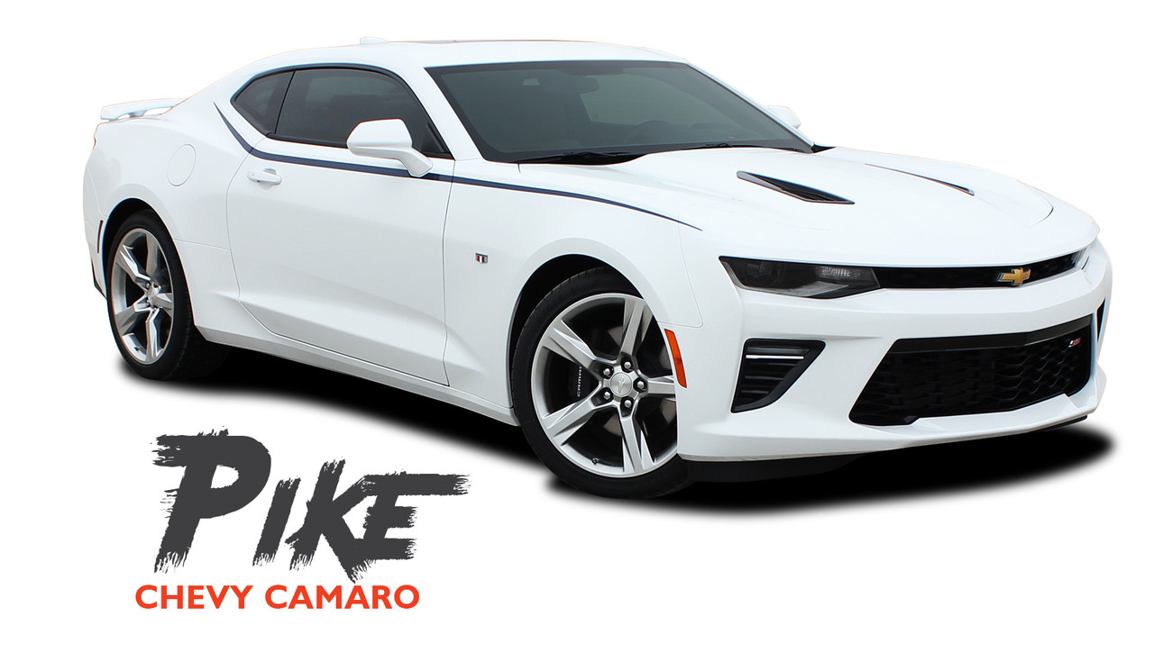 WIDOW 2019 2020 2021 2022 Chevy Camaro Spider Stripes Hood Spear Decals ...