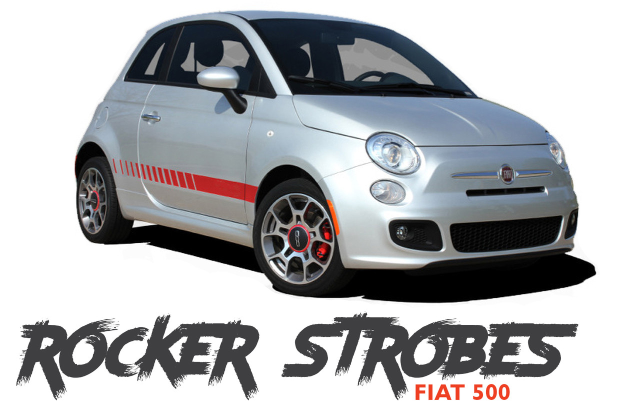 Fiat 500 Custom Side Stripe Graphics 3M SE5 CHECK 2012-2019 Premium ...