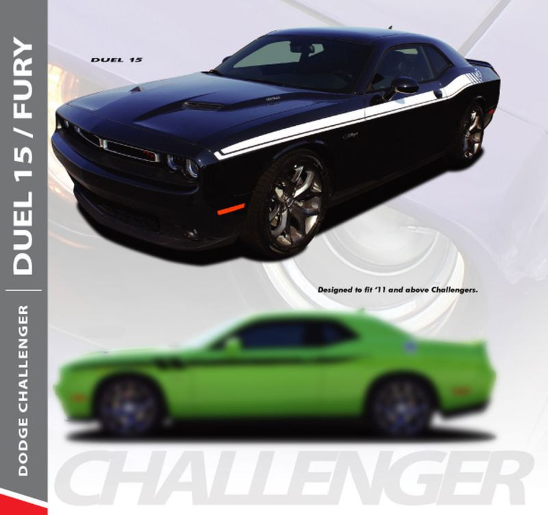 ROADLINE, Dodge Challenger Stripes, Challenger Decals, Vinyl Graphics