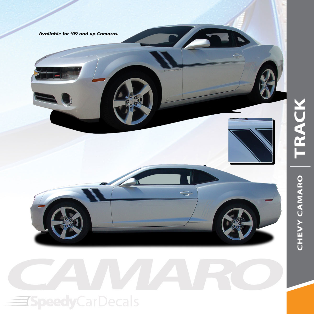 LEGACY | 2010 Chevy Camaro Side Stripes Graphics 2010-2015 Premium Auto ...