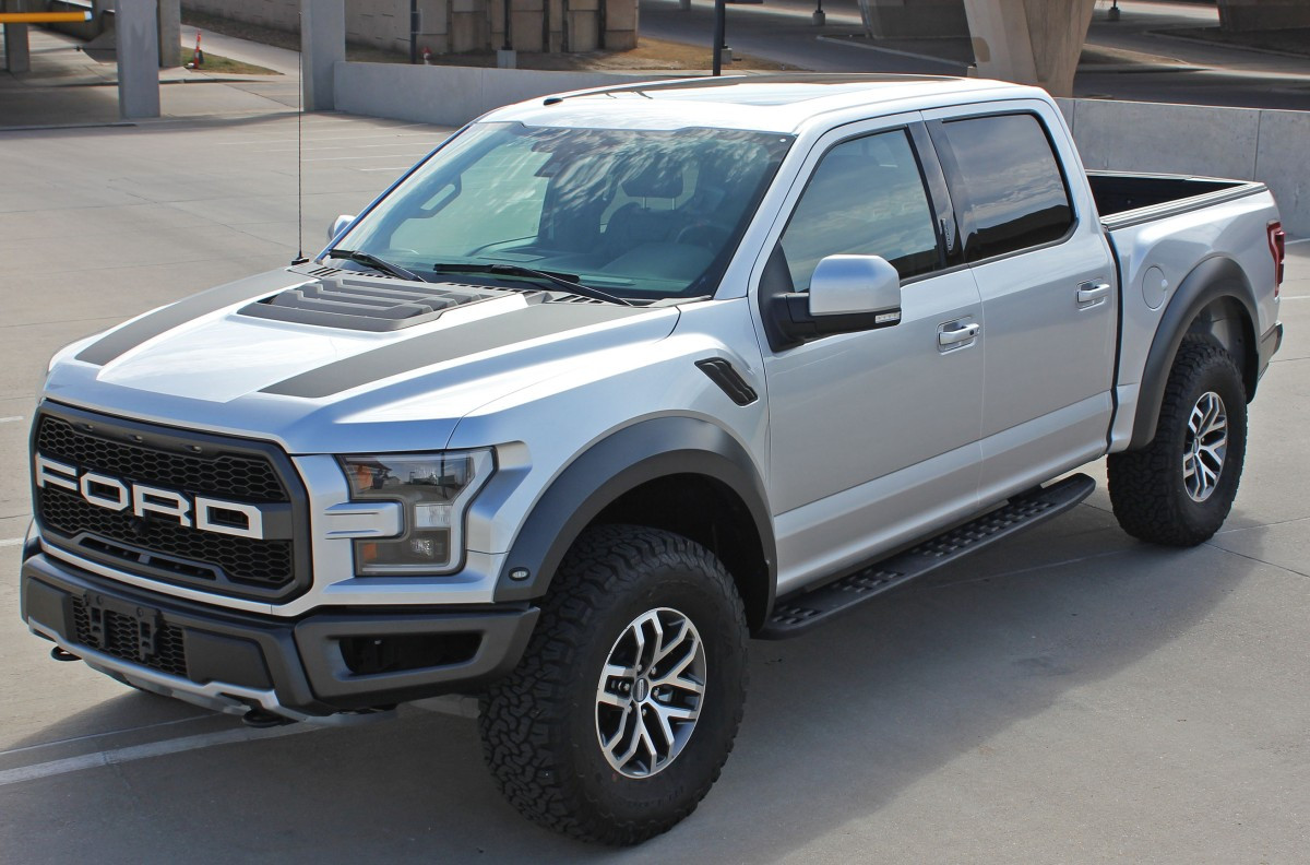 VELOCITOR HOOD, Ford Raptor Hood Stripes, Ford Raptor Hood Decals