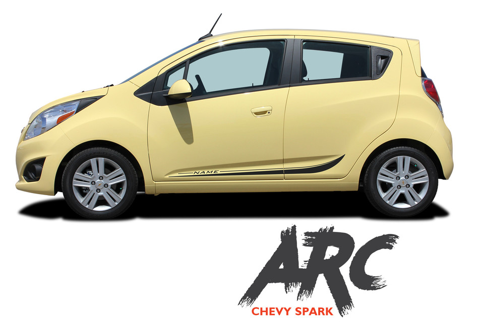Chevy Spark Decals, Chevy Spark Stripes, Chevy Spark Vinyl Graphics Kits