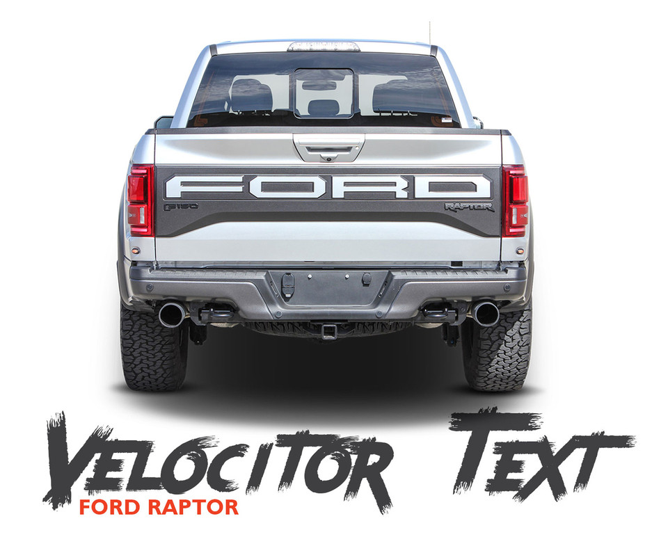 VELOCITOR GRILL, Ford Raptor Text Decals, Ford Raptor Letter Decals