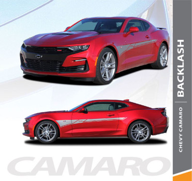 BACKLASH, 2019 Camaro Side Decals, Camaro Door Stripes, Vinyl Graphics