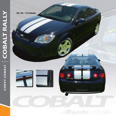 COBALT RALLY : 2005-2010 Chevy Cobalt Rally Racing Stripes Hood Roof ...
