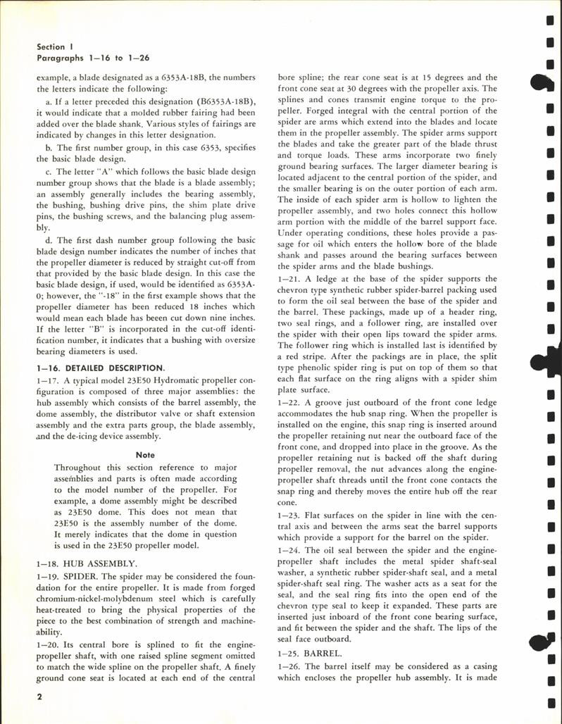 Overhaul Manual for Hydromatic Propeller Models 23E50, 23D40, 24D50 ...