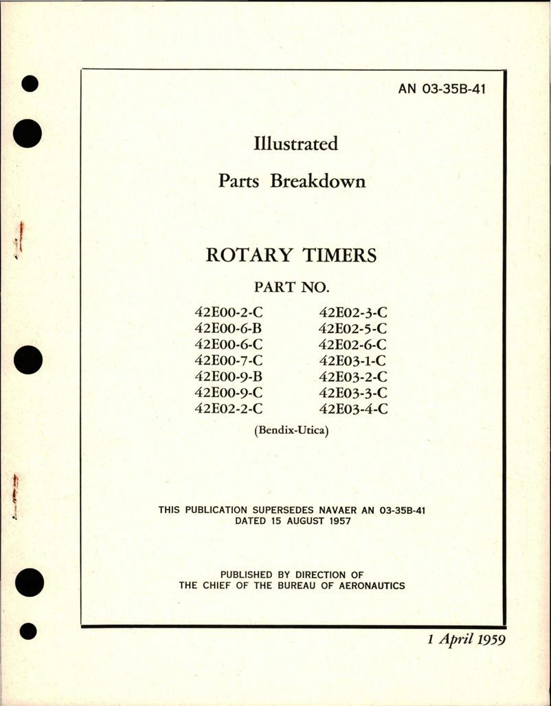 Illustrated Parts Breakdown for Rotary Timers - AirCorps Library
