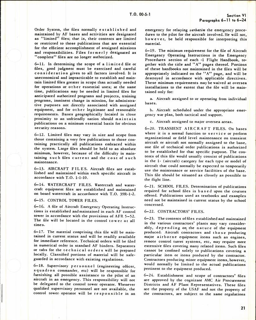 Air Force Technical Order System - AirCorps Library