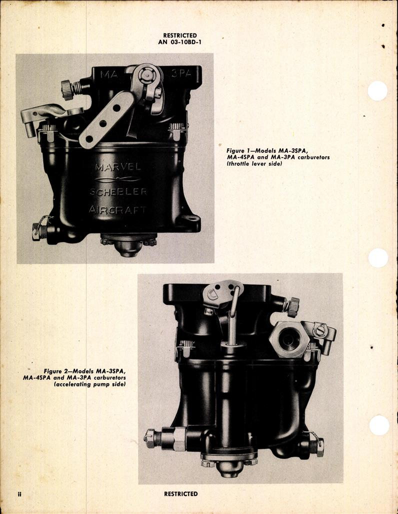 Handbook of Instructions with Parts Catalog for Float Type Carburetors ...
