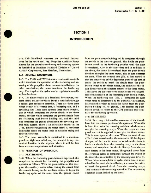 Overhaul Instructions for Auxiliary Pump Timers - Models 75454 and ...