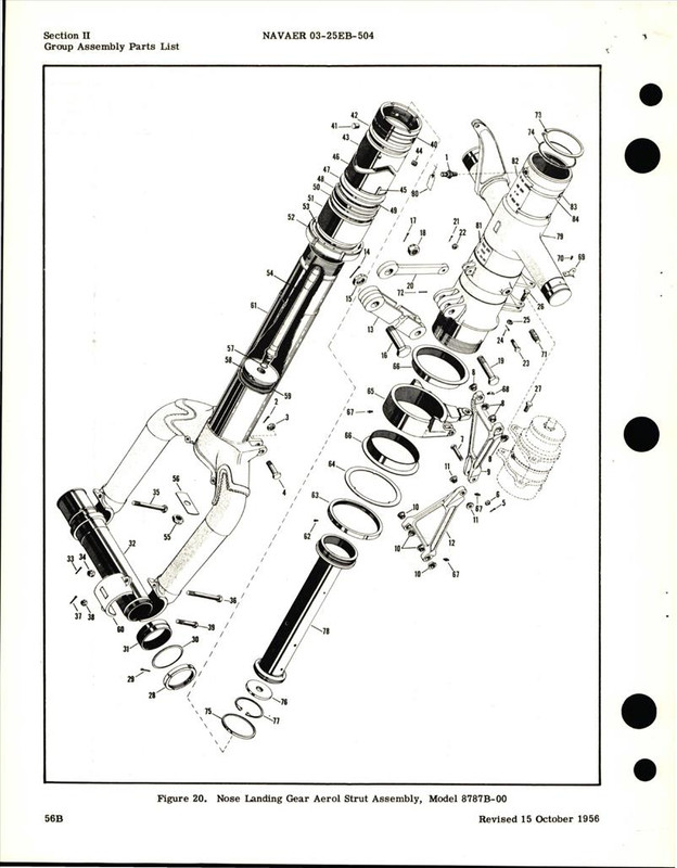 Illustrated Parts Breakdown for Landing Gear Aerol Struts ...