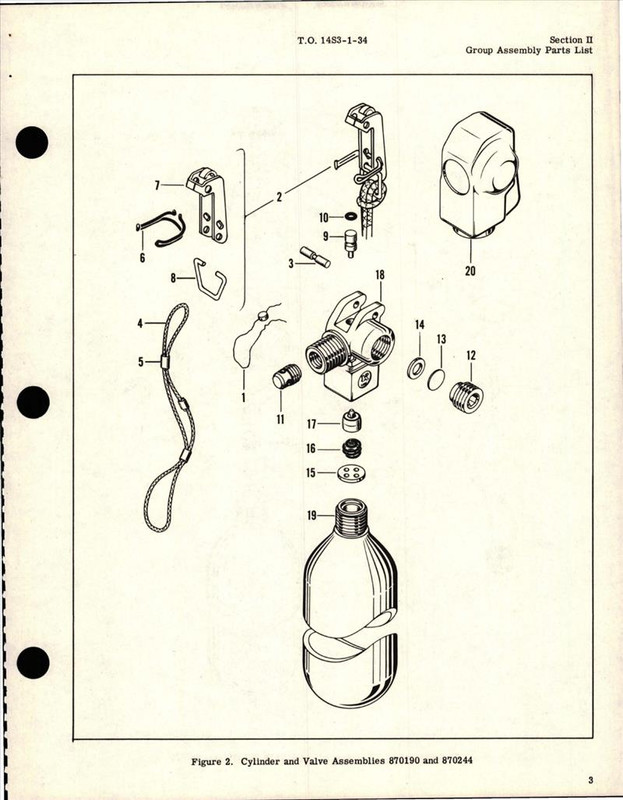 Illustrated Parts Breakdown for Life Raft Inflation Equipment ...