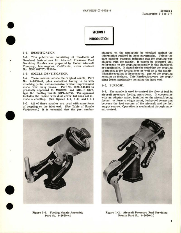 Overhaul Instructions for Pressure Fuel Servicing Nozzles - AirCorps ...