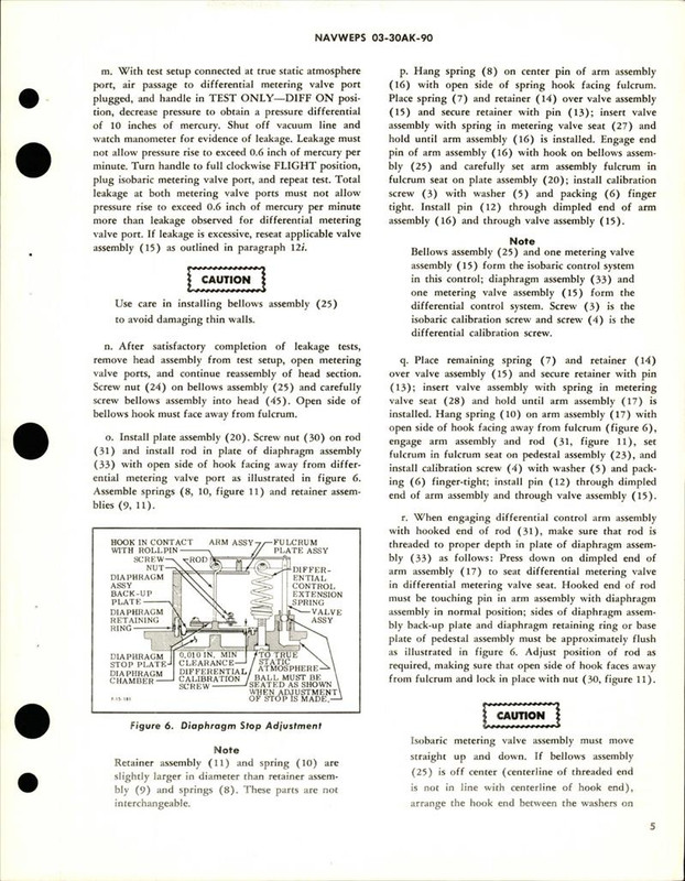 Overhaul Instructions with Parts Breakdown for Cabin Air Pressure ...