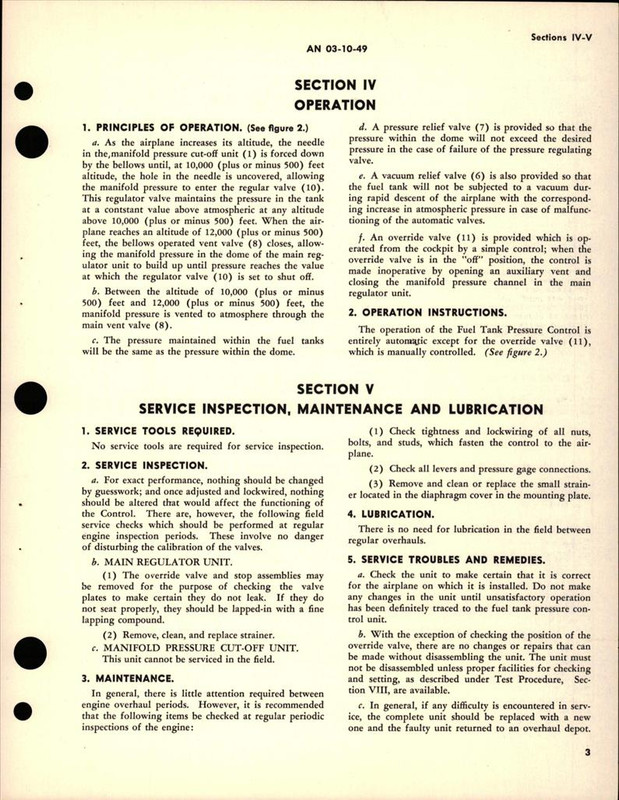 Instructions with Parts Catalog for Fuel Tank Pressure Control ...