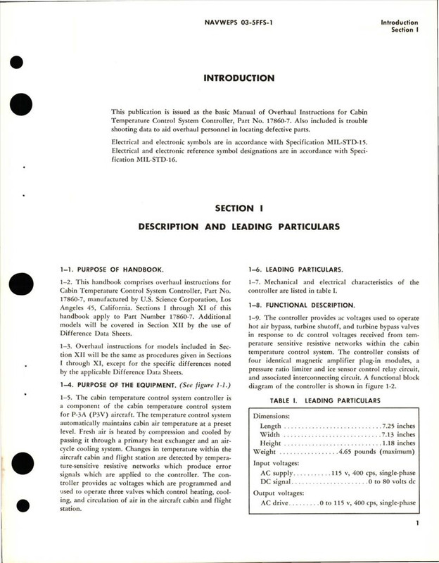 Overhaul Instructions for Cabin Temperature Control System Controller ...