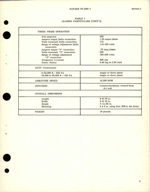 Overhaul Instructions for Inverter - Model 4606C - AirCorps Library