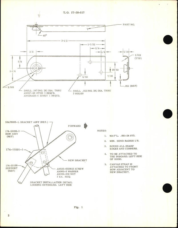 Modification of Blind Flying Hood For T-28A and T-28D [nov728stocs41 ...