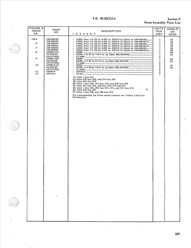 Technical Manual Illustrated Parts Breakdown B 25 Aircorps Library