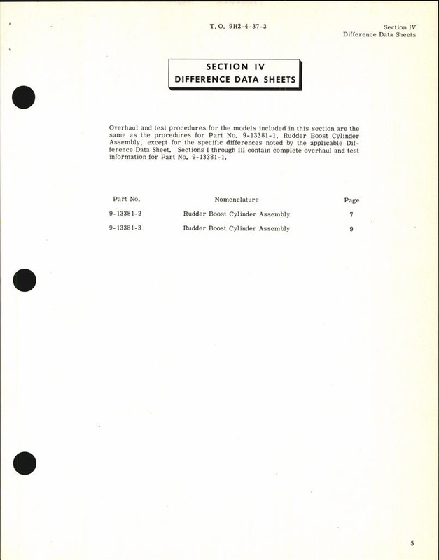 Overhaul Instructions for Rudder Boost Cylinder Assemblies - AirCorps ...