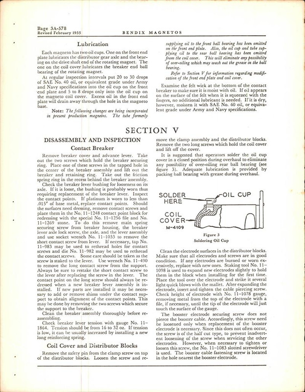 Service Instructions for Bendix Magnetos Types VMN7D, VMN7DF, and ...