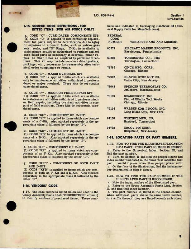 Illustrated Parts Breakdown for Power Unit Assembly - AirCorps Library