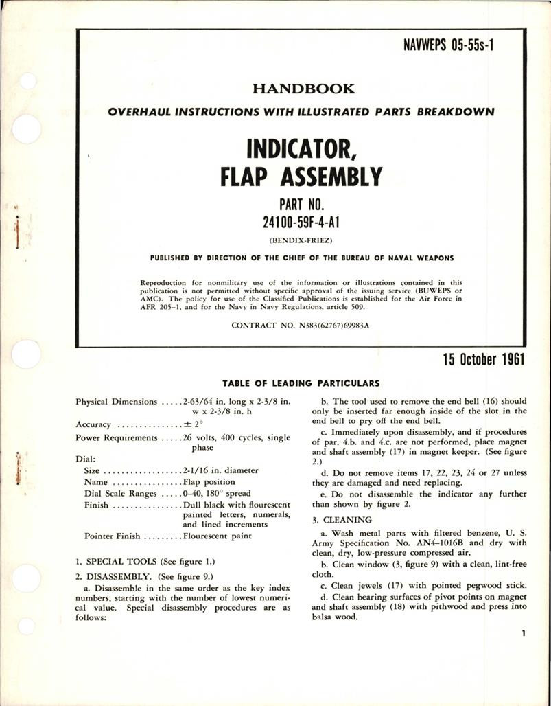 Overhaul Instructions with Illustrated Parts Breakdown for Flap ...