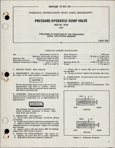Overhaul Instructions with Parts Breakdown for Pressure Operated Dump ...