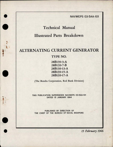 Illustrated Parts Breakdown for Alternating Current Generator ...